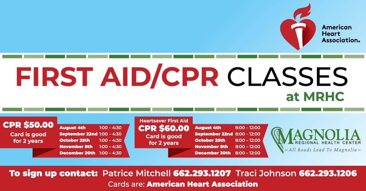 Cpr Training Magnolia Regional Health Center